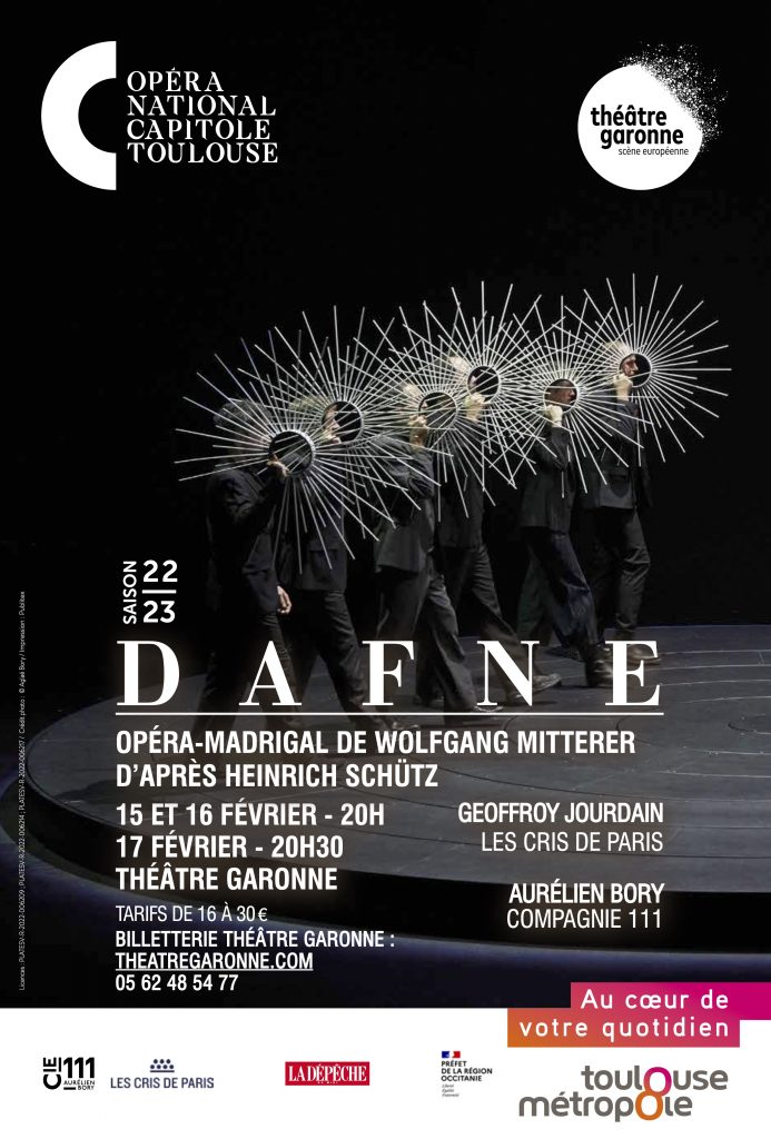 Dafne génial Opéra-Madrigal au Théâttre Garonne