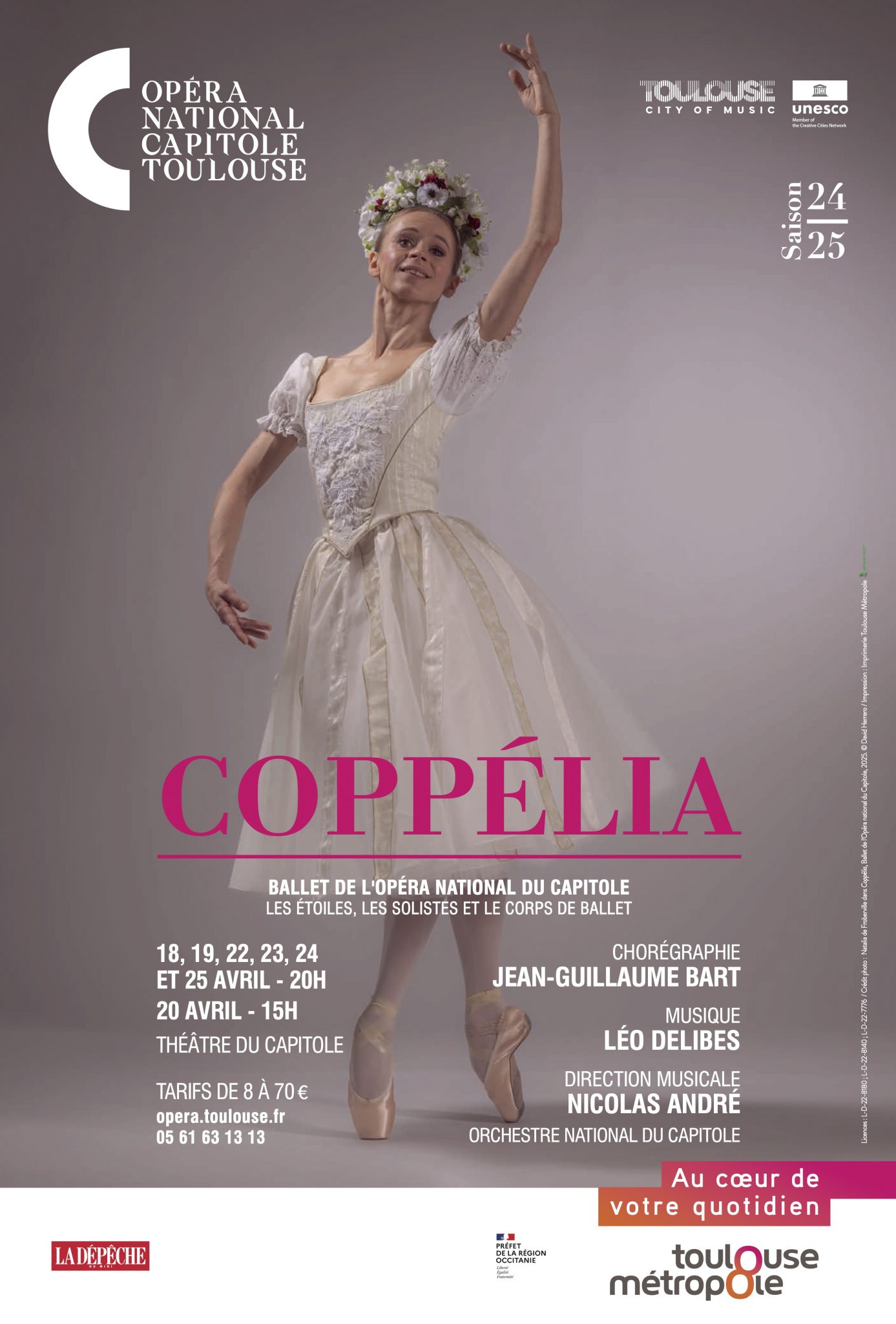 Coppélia, le grand ballet romantique, de retour au Capitole
